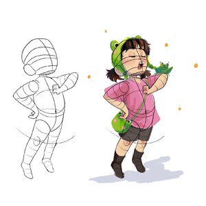 10 Character Kids Stamps Procreate | Brush Guide Brushes Kid Beginner ...