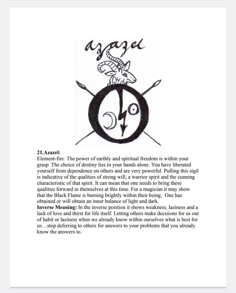 Enoch's Book of Sigils - Etsy