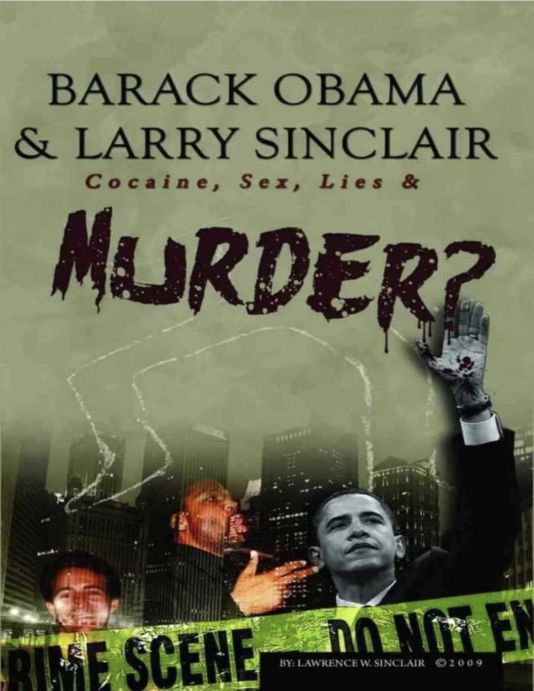 Barack Obama & Larry Sinclair | Cocaine, Lies, Sex, and Murder - Etsy