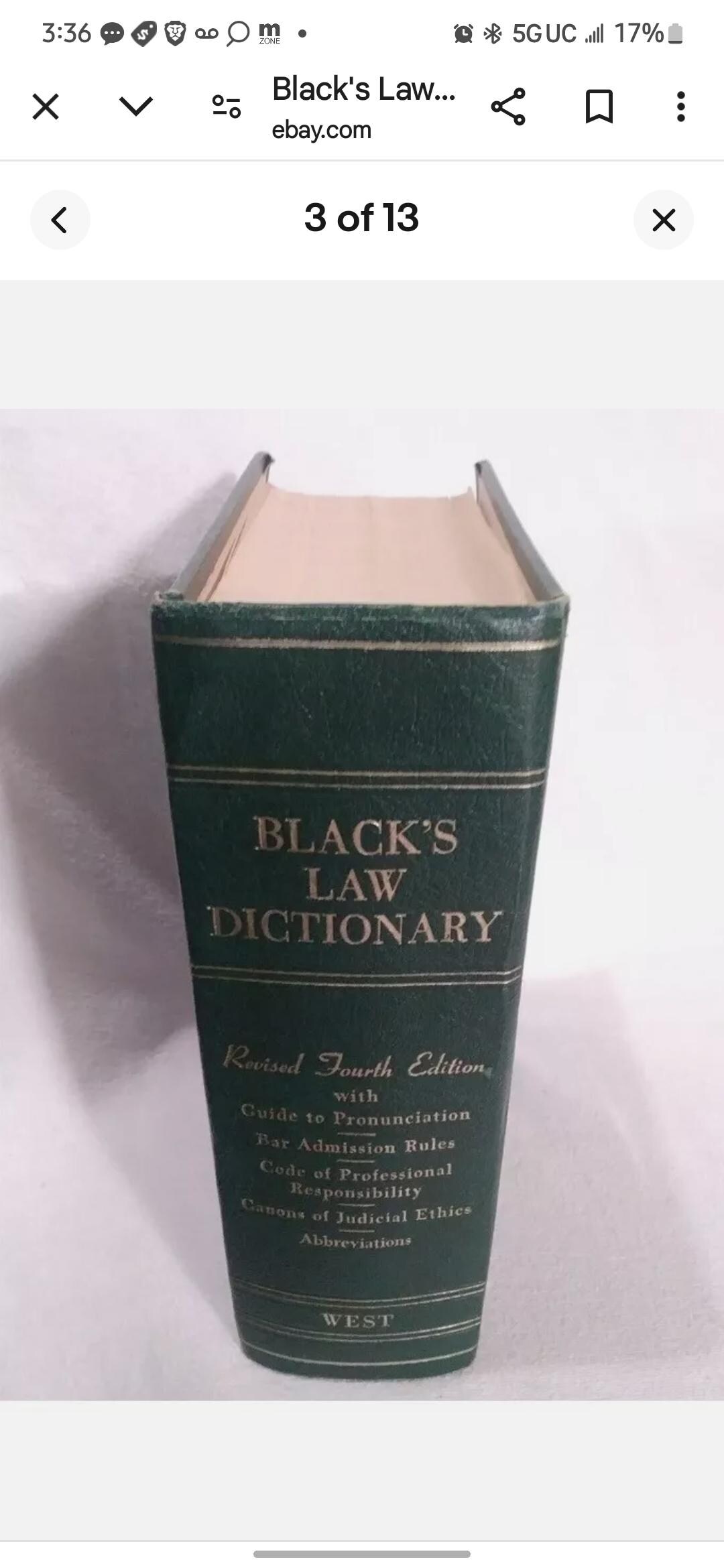 Blacks Law Dictionary 4th Edition - Etsy