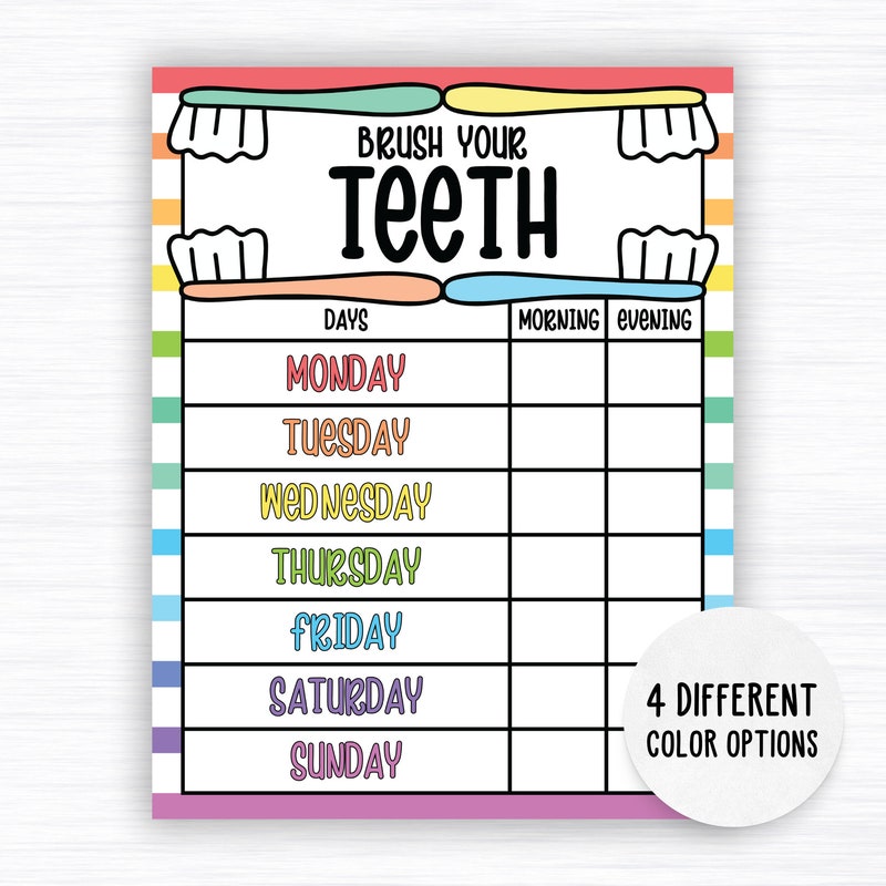 Brush Your Teeth With Games - Etsy