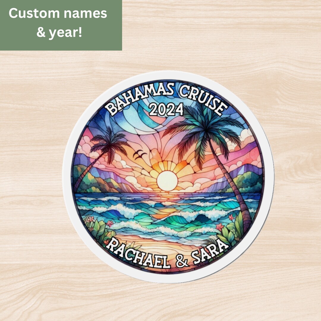 Personalized Bahamas Cruise Door Magnet, Bahamas Cruise Gift, Cruise ...