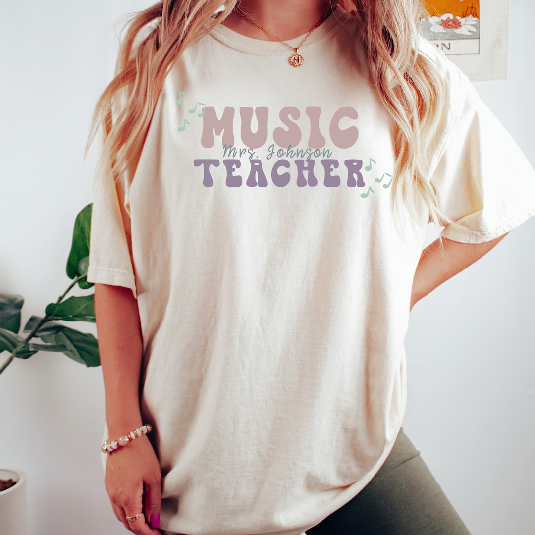 Custom Music Teacher Shirt, Music Back to School Tee, Best Music ...