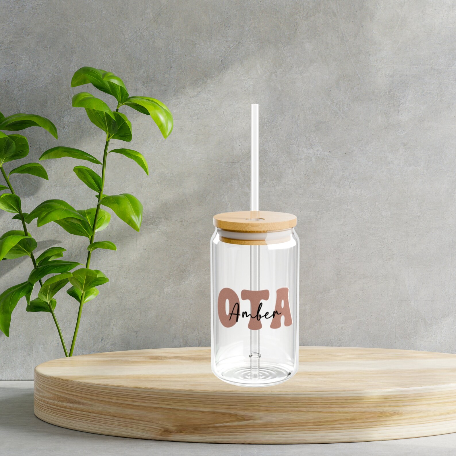 Personalized Occupational Therapy Assistant Ice Coffee Glass Tumbler ...