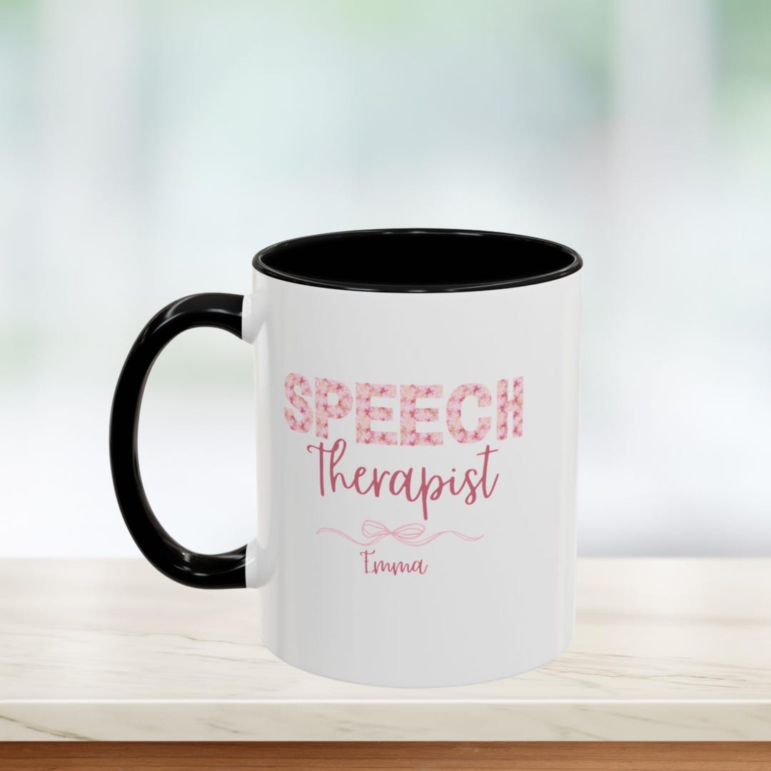 Custom Speech Therapist Mug, Custom Speech Language Pathologist Mug ...