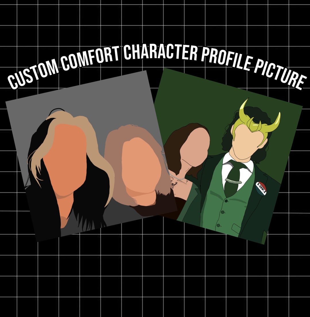 Custom Comfort Character Profile Picture, Favorite Fictional Character ...