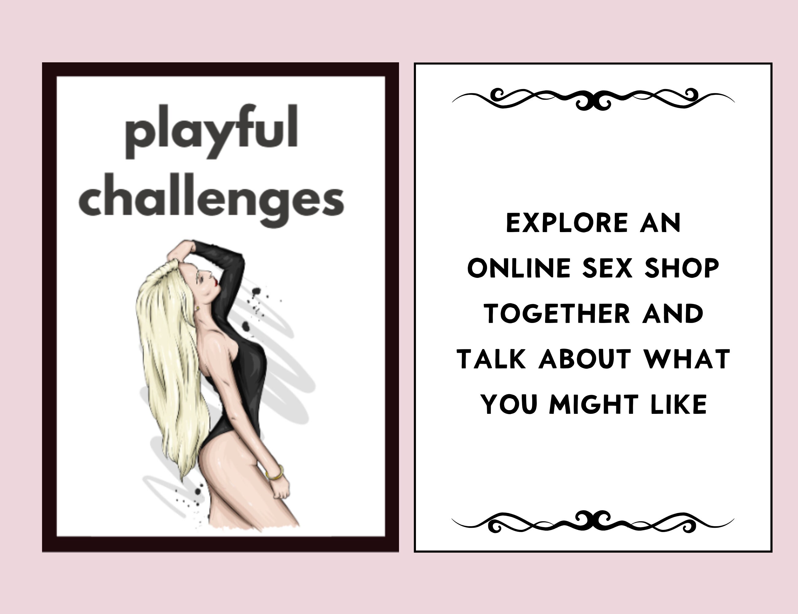 Playful Sex Games 50 Sex Challenges Romantic Printable Sex Game For