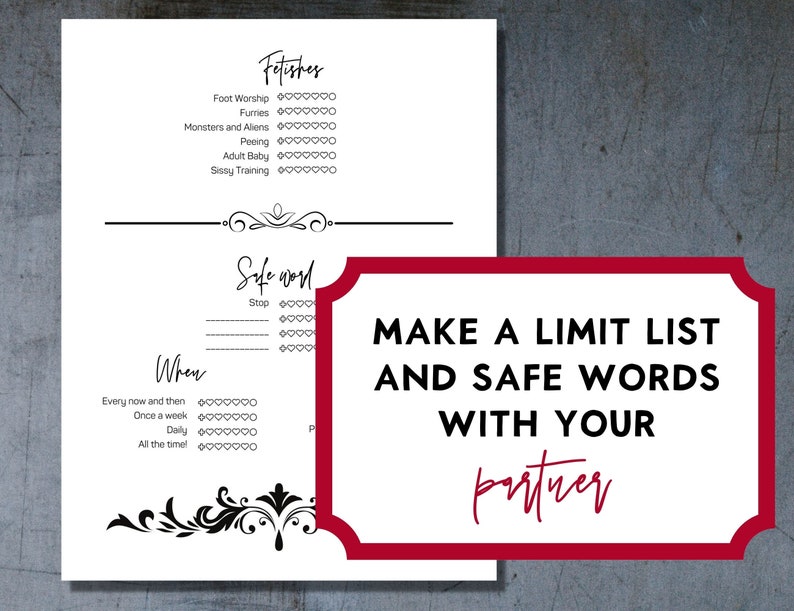 Ultimate Kink List of Kinks and Fetishes, Sex Bucket List, Sex Games ...