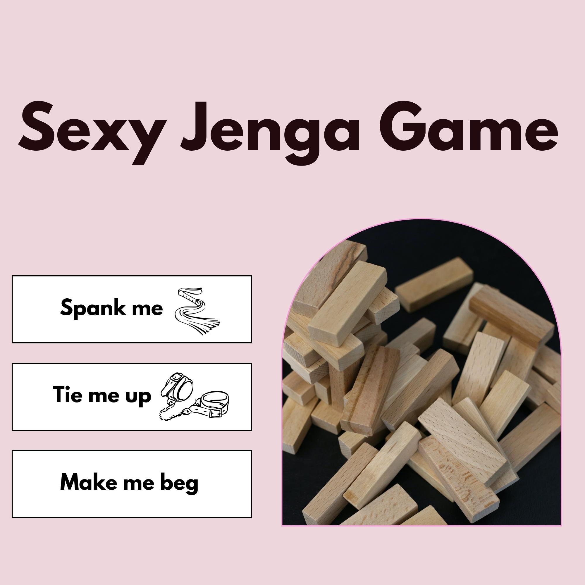 Sexy Valentine Gift: Sex Jenga Game, Printable Sex Games, Sexy Jenga Game, Swingers Game, Kinky ...