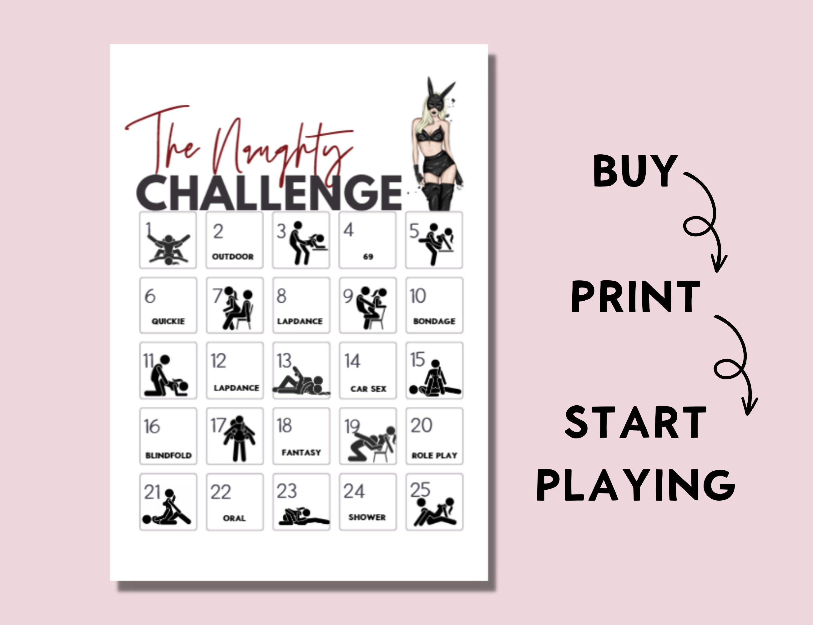 Sex Calendar Sex Challenge Sex Games Sex Positions Printable Sex