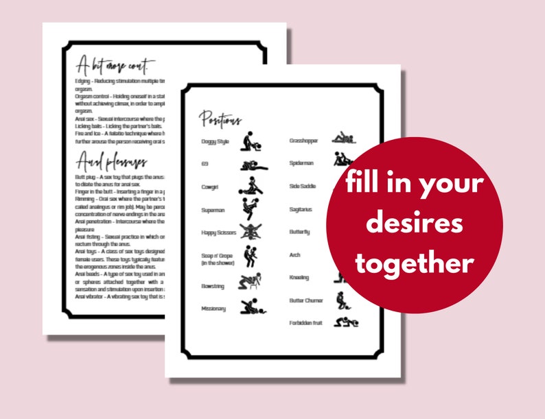 Ultimate Kink List of Kinks and Fetishes, Sex Bucket List, Sex Games ...