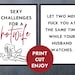 Challenges for Hotwife, Cuckold Cards, Sex Game for Hotwives - Etsy