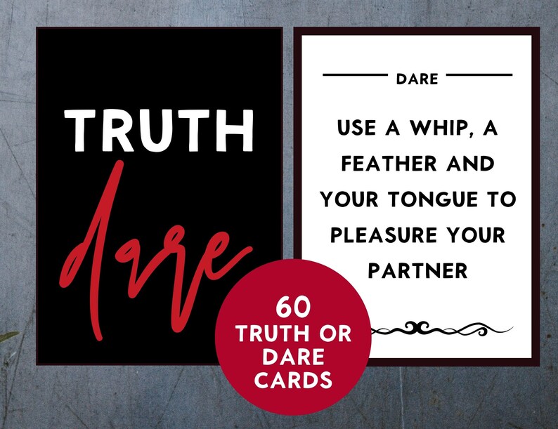 Sex Game, Sexy Truth or Dare, Printable Sex Games - Etsy
