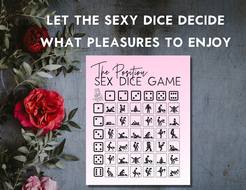 Sex Dice With Sex Positions Printable Sex Game Sexy T For Her In A