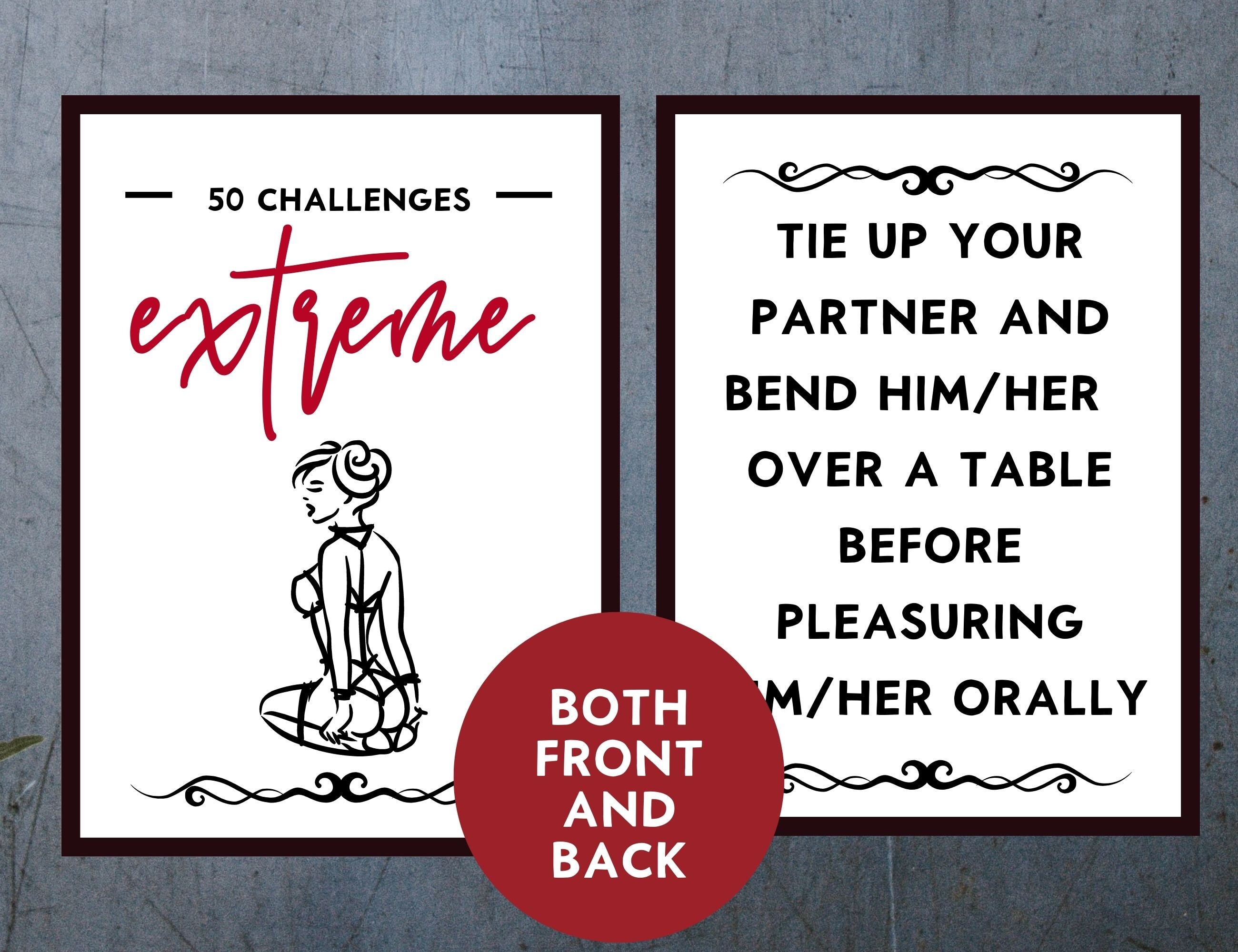 Sex Games Kinky Sex Game 50 Extreme Sex Challenges Bdsm Couples Game