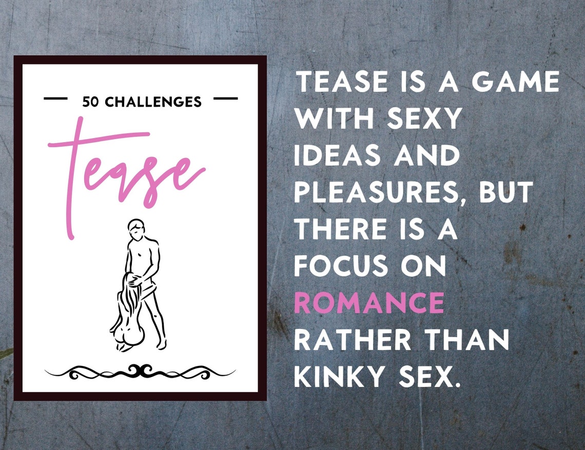 Valentine Sex Games 50 Sex Tease Challenges Romantic Printable Sex