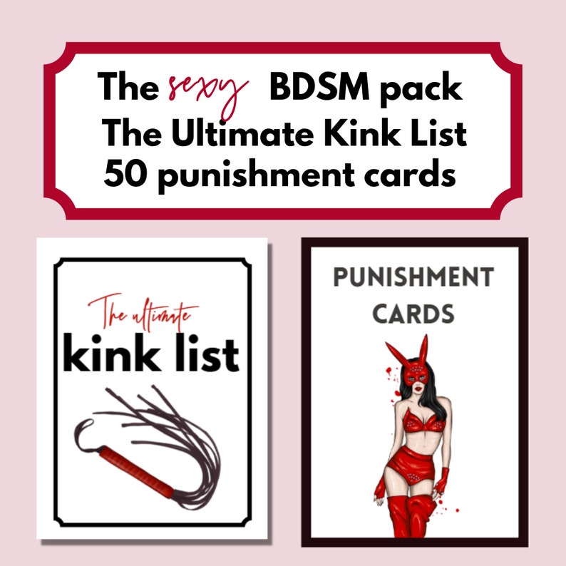 BDSM Game, Sex Games, Printable Sex Game, Kink List, Femdom, Submissive, Sexy Leashes for ...