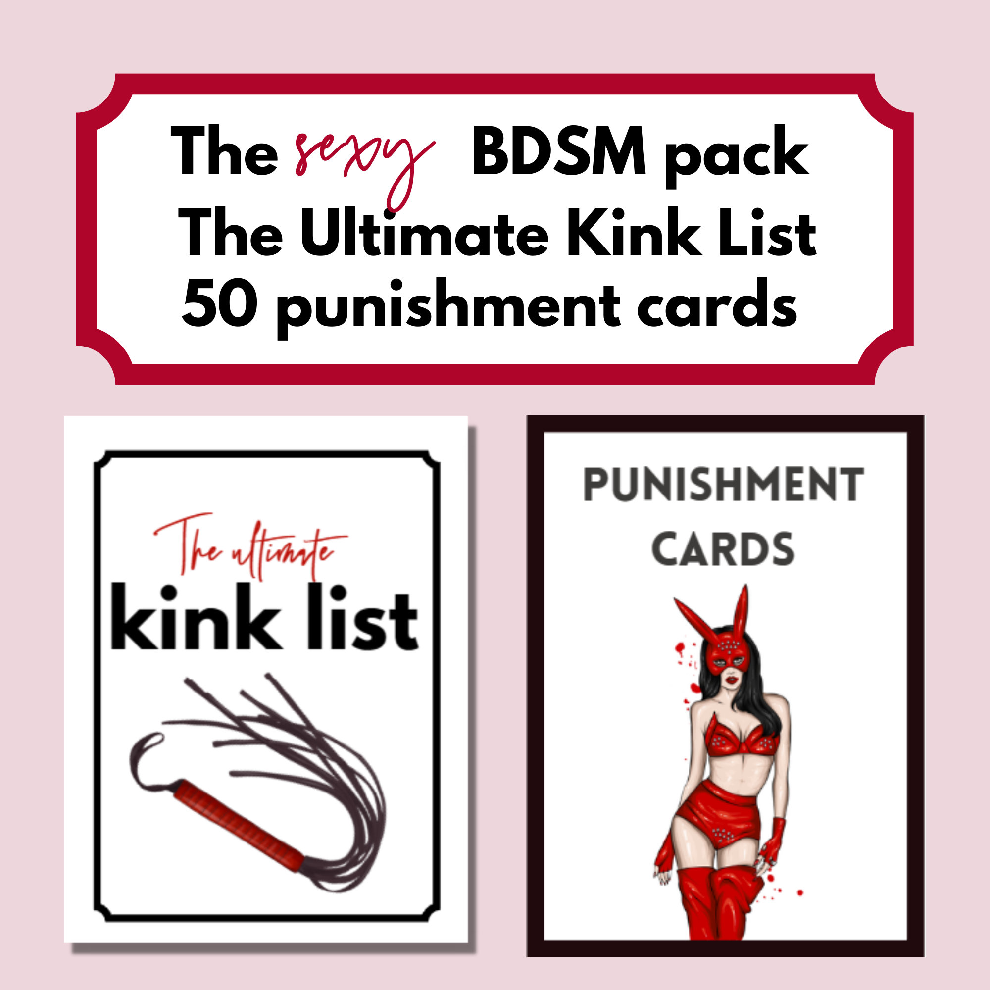 BDSM Game, Sex Games, Printable Sex Game, Kink List, Femdom, Submissive, Sexy Leashes for ...