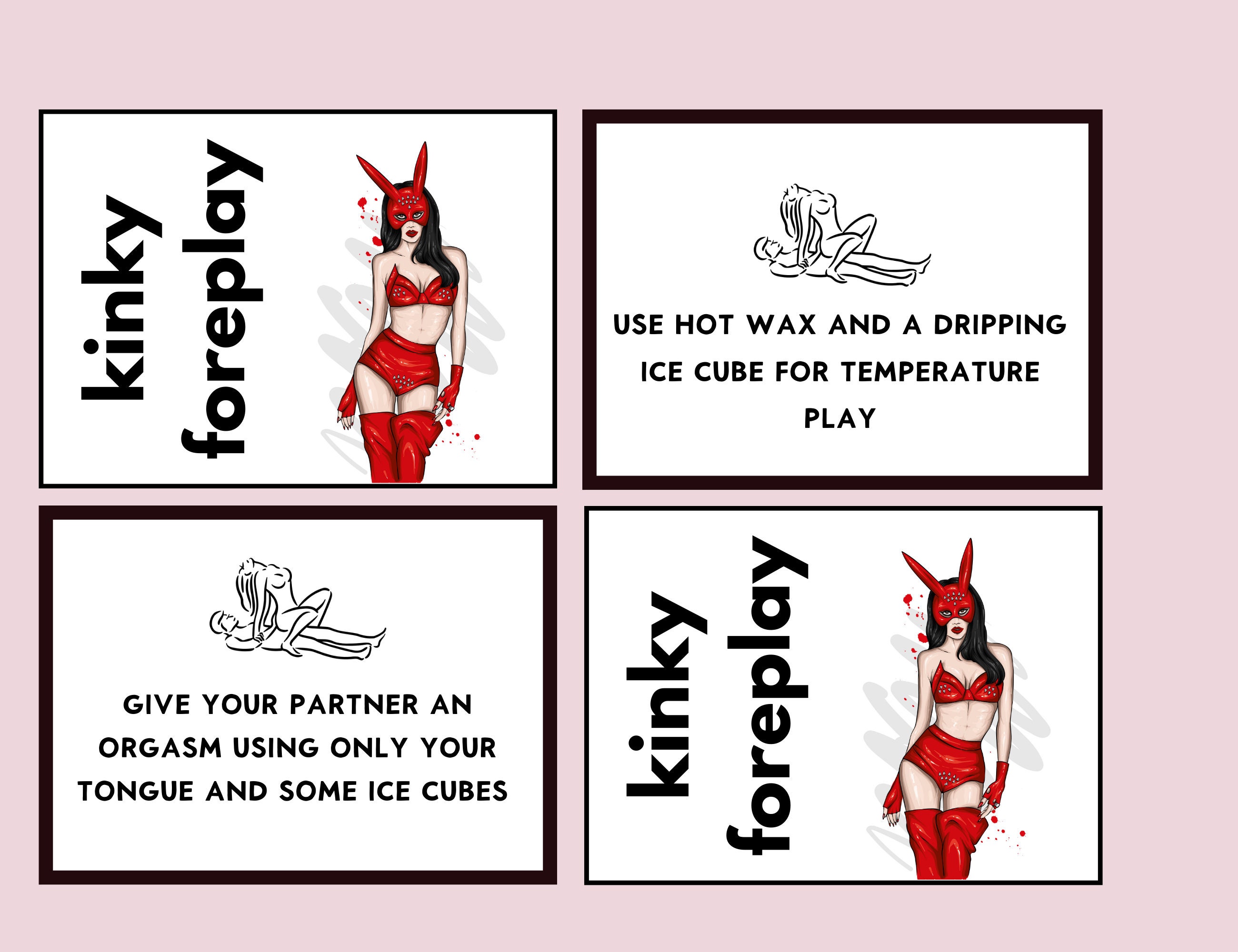 Kinky Foreplay Game 45 Kinky Challenges Printable Kinky Sex - Etsy
