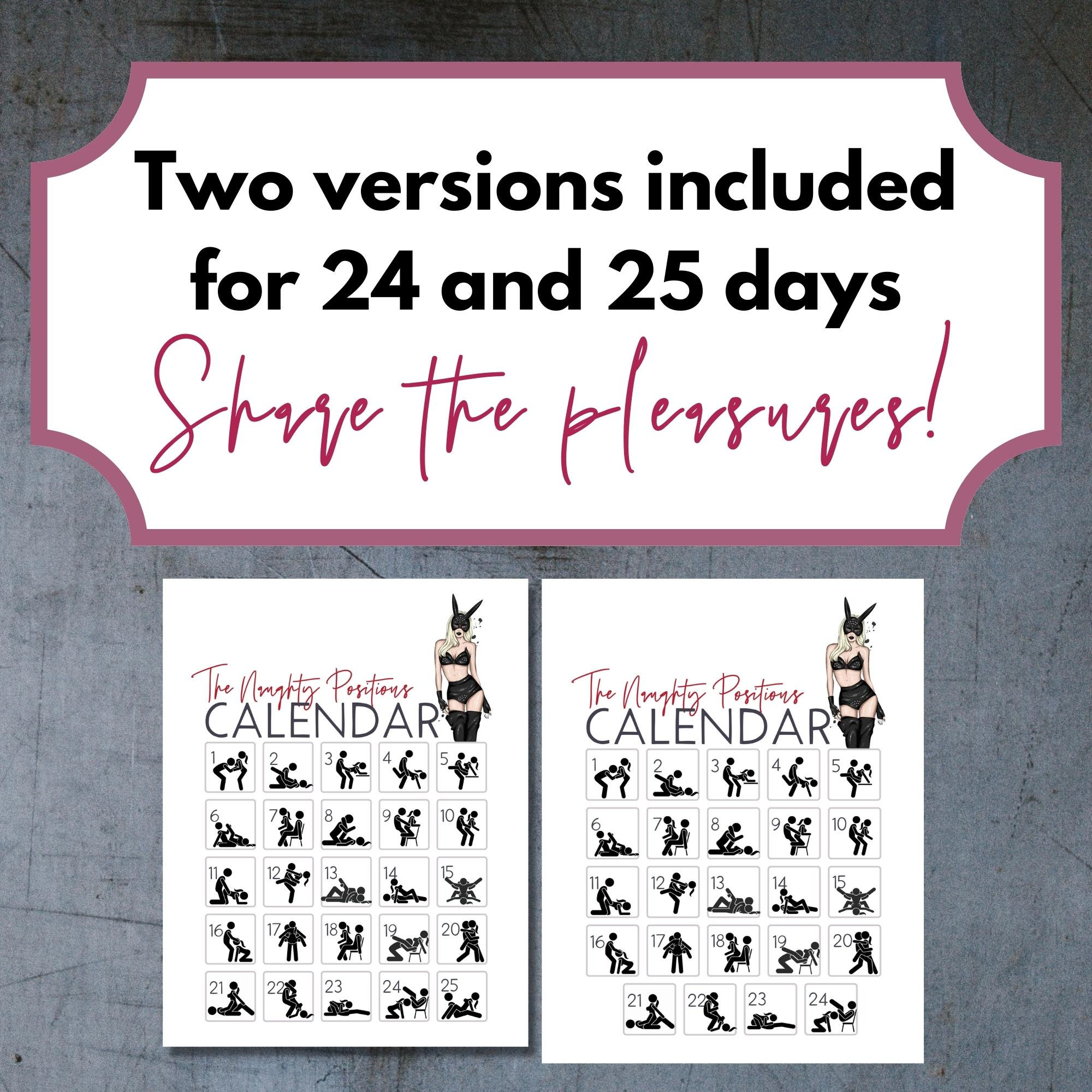 Adult Advent With Sex Positions, Kinky Adult Advent Calendar, Sexy ...