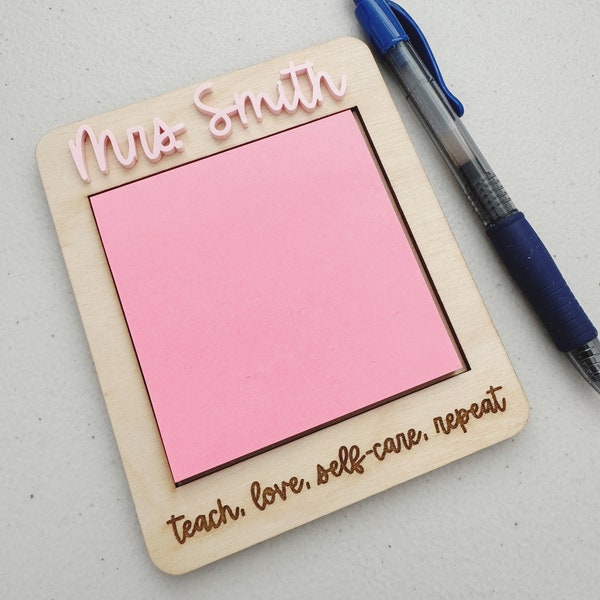 Wooden Sticky Note - Etsy