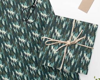 Cute Cryptids Gift Wrap Sasquatch Wrapping Paper Whimsical Gift Wrap ...