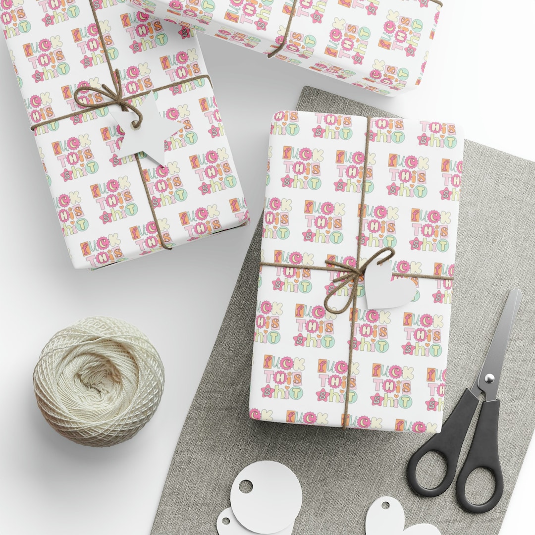 Snarky & Sassy Gift Wrap Sweary Novelty Wrapping Paper - Etsy