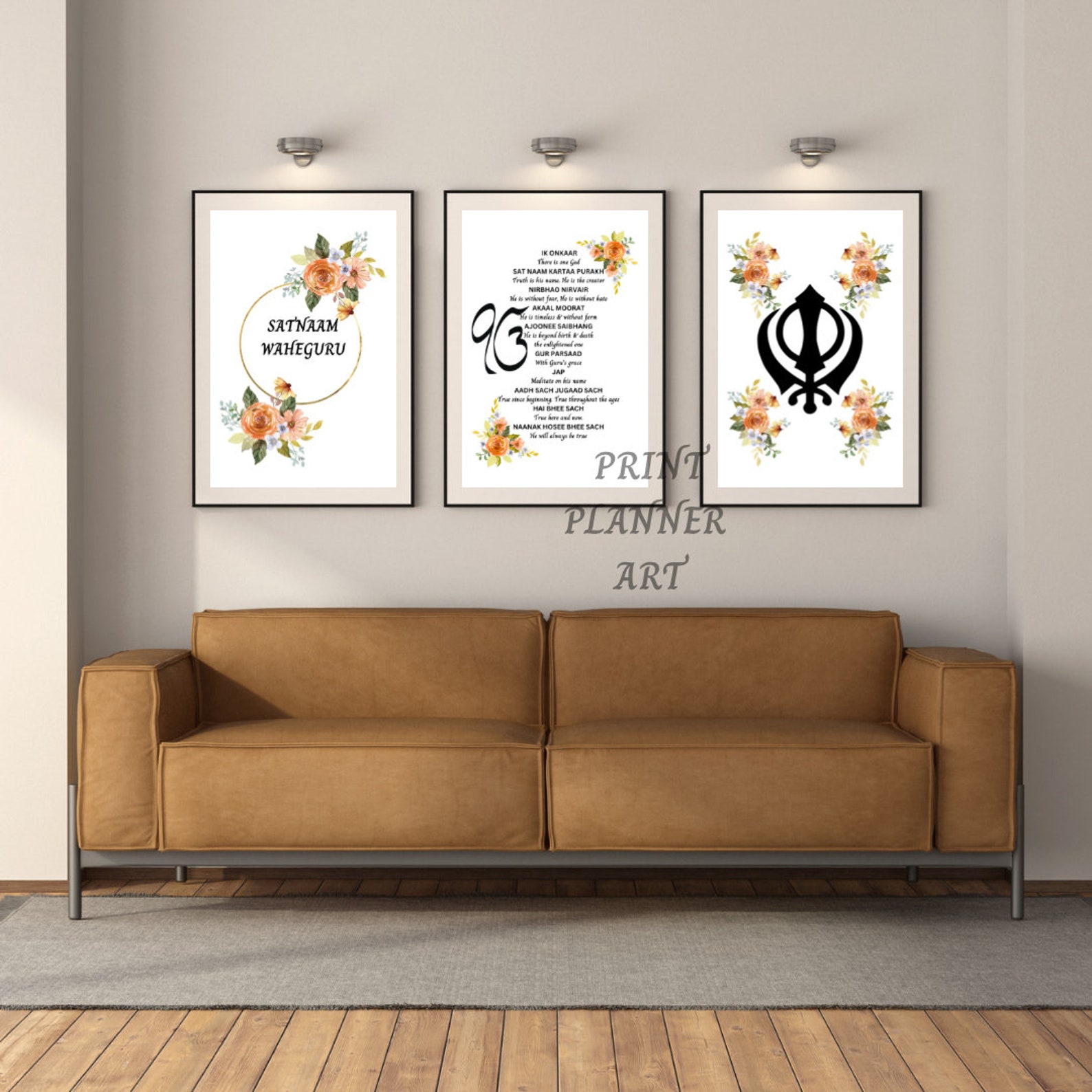 Mool Mantar Wall Art L Mool Mantar With Meaning L Mool Mantar Digital ...