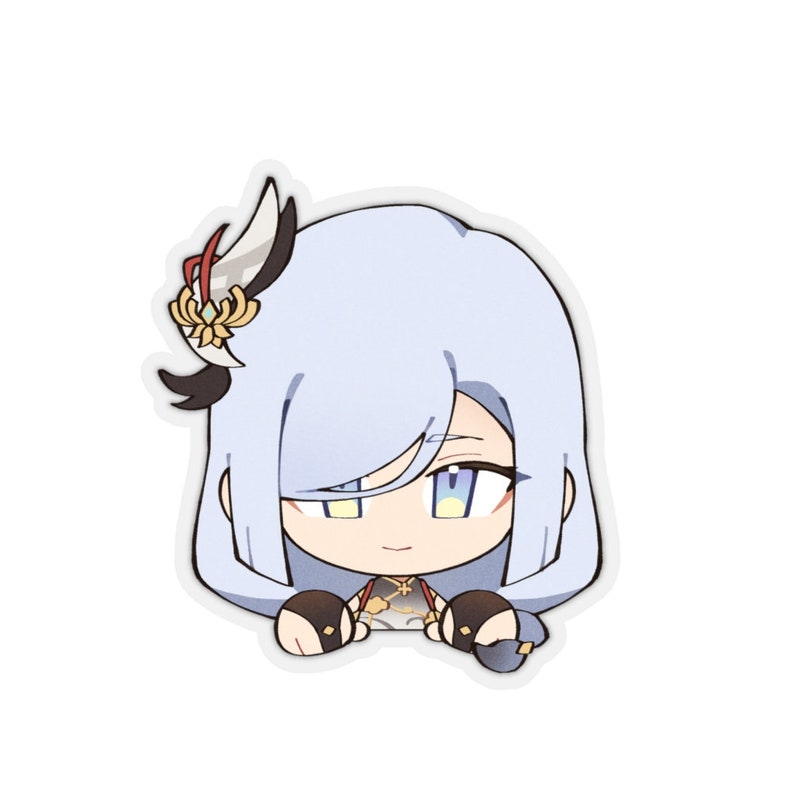 Chibi Shenhe Sticker Genshin Impact - Etsy