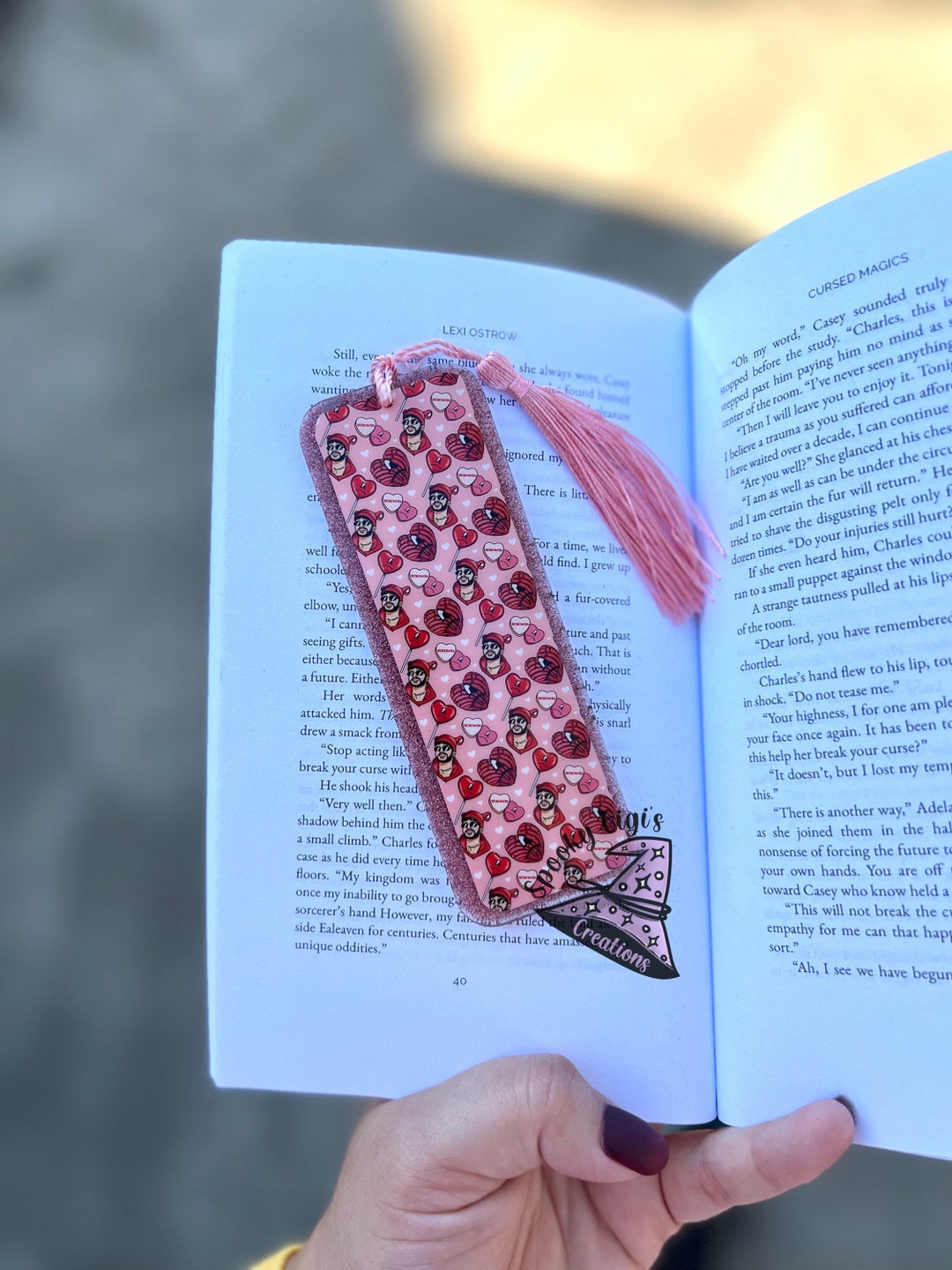 Bad Bunny Bookmarks, Valentine Bookmarks, Cute Valentine Print Bookmark ...