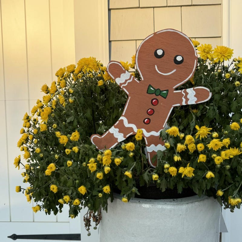 Outdoor Gingerbread Decor - Etsy