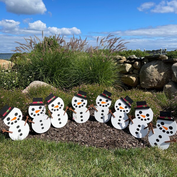 Outdoor Snowman - Etsy UK