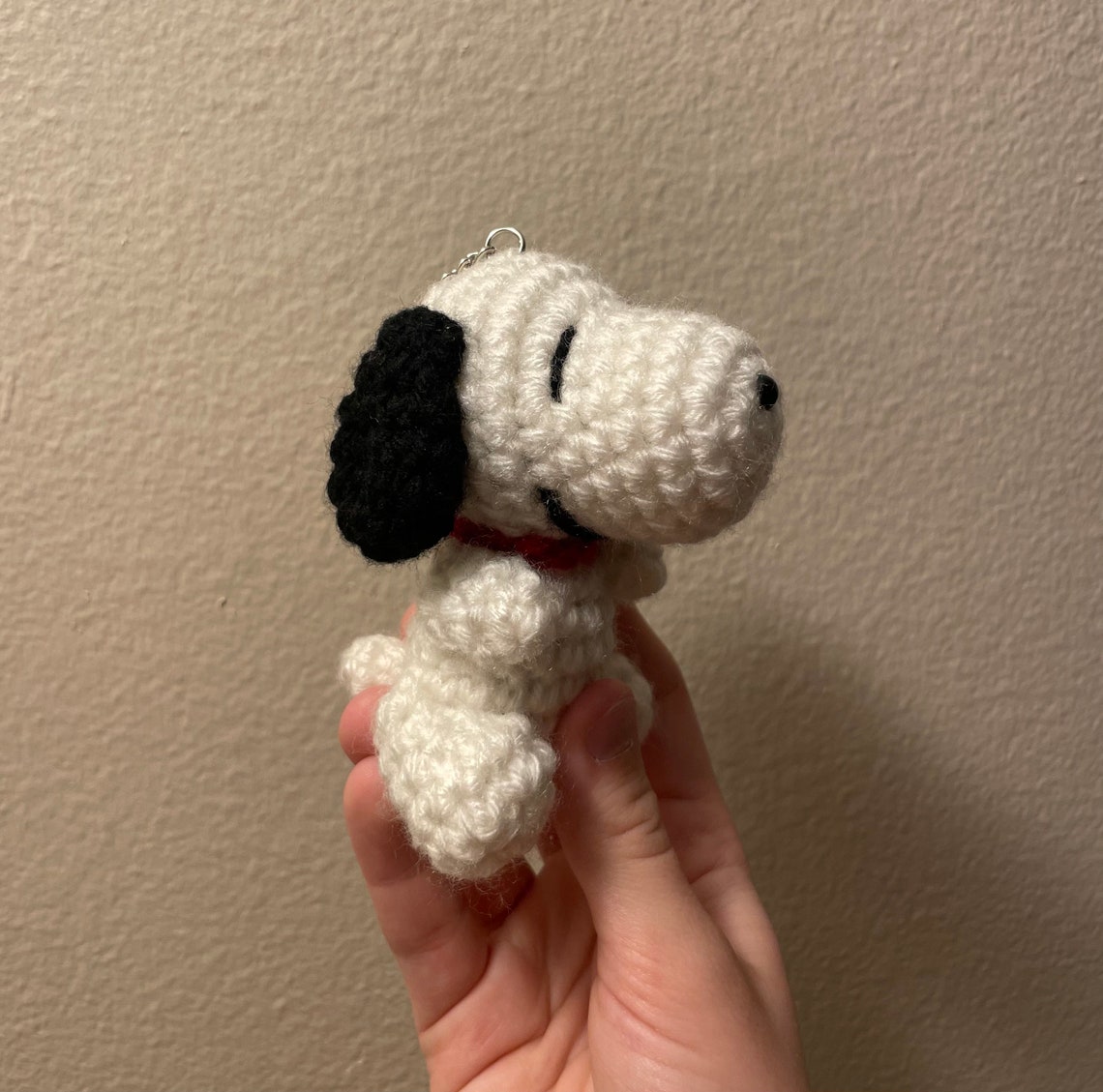 Snoopy Crochet Keychain Pattern | Snoopy Amigurumi - Etsy