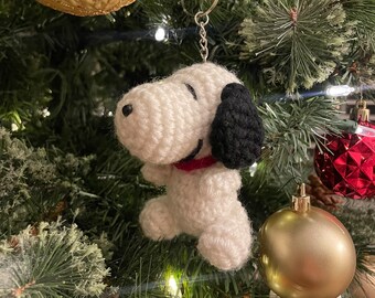 Pilot Snoopy Keychain/ Crochet Keychain/cute Amigurumi Keychain ...