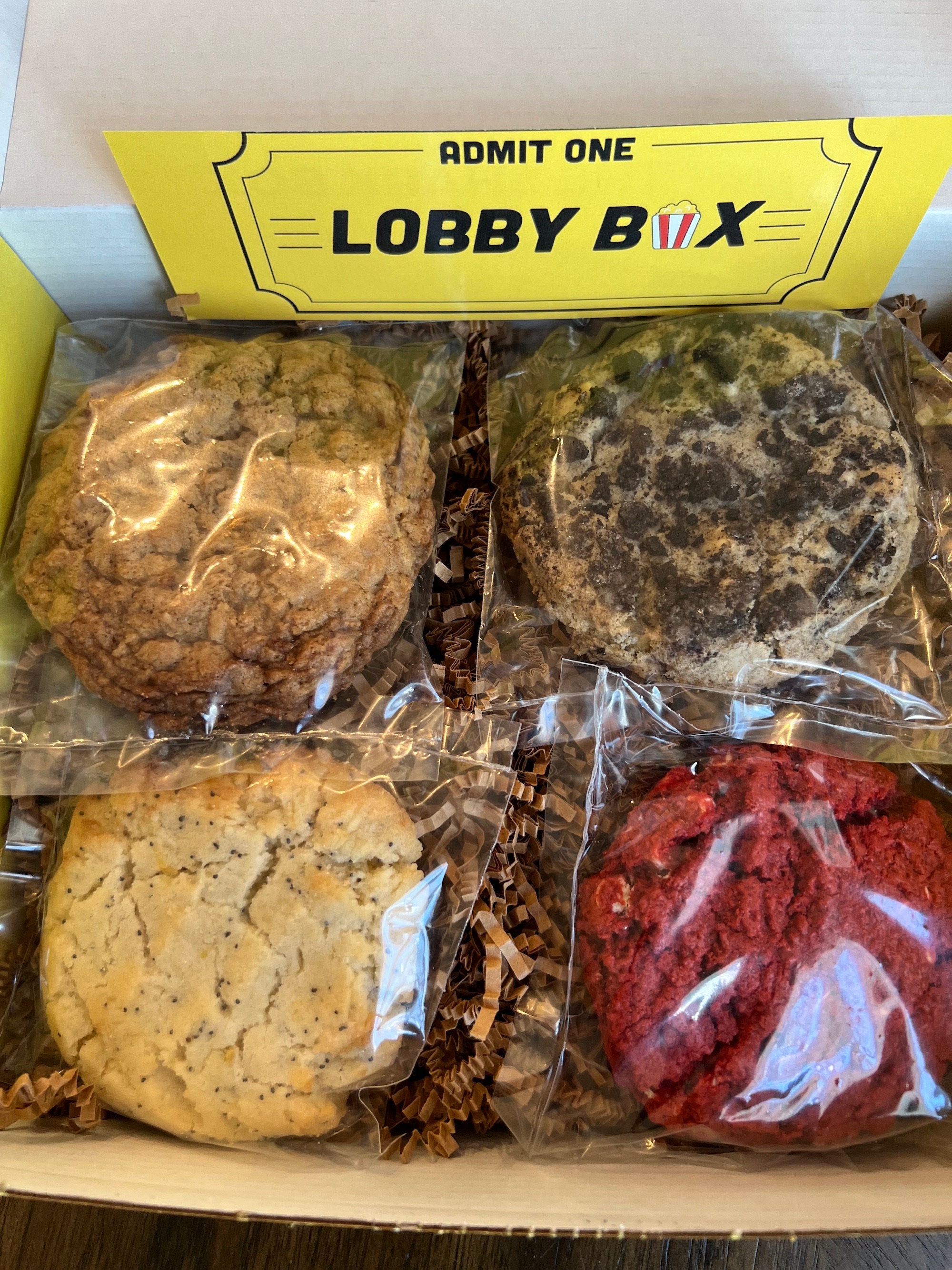 Snack Box for a Ted Lasso TV Night Shortbread in Pink Box, Biscuits ...