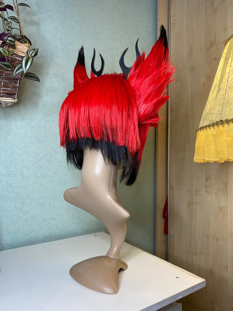 Косплей парик Аластор Хазбин отель сделан на заказ - Etsy