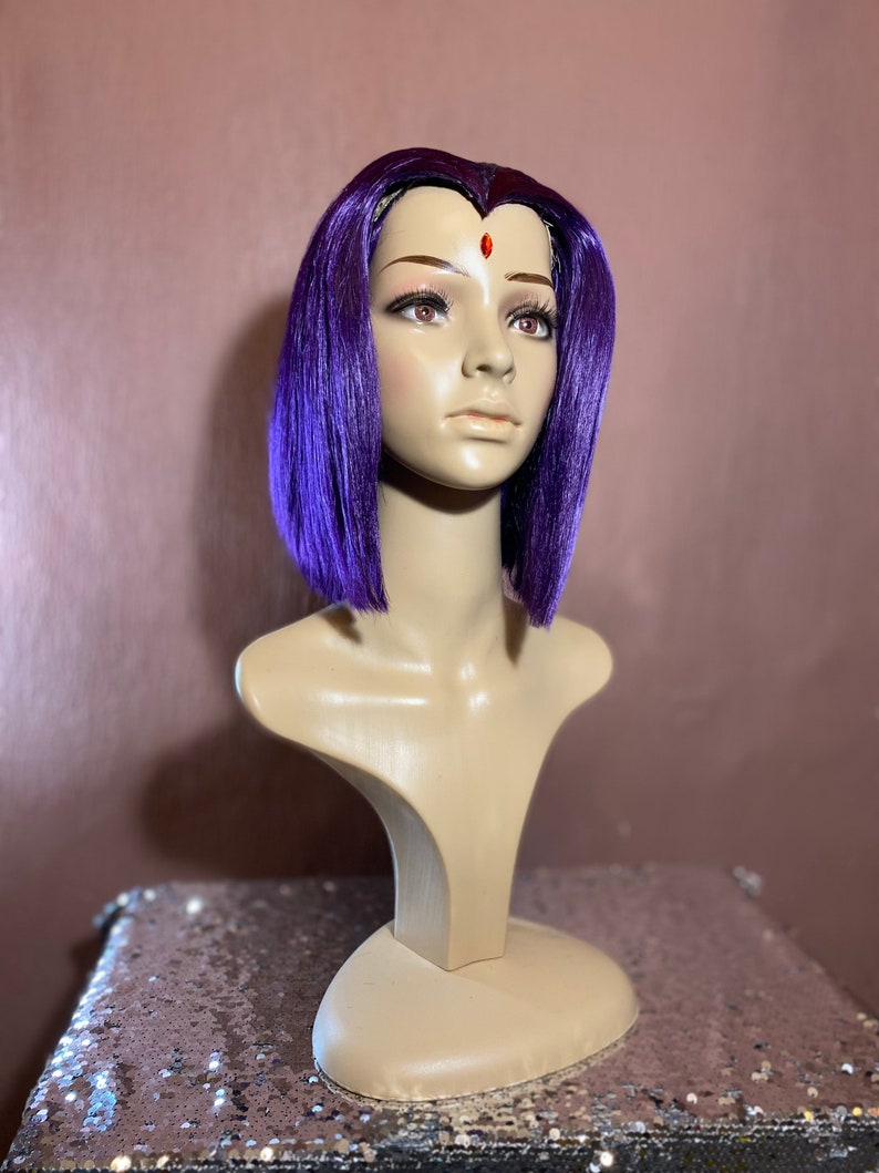 Raven Cosplay Wig Dc Comics Teen Titans READY TO SHIP - Etsy