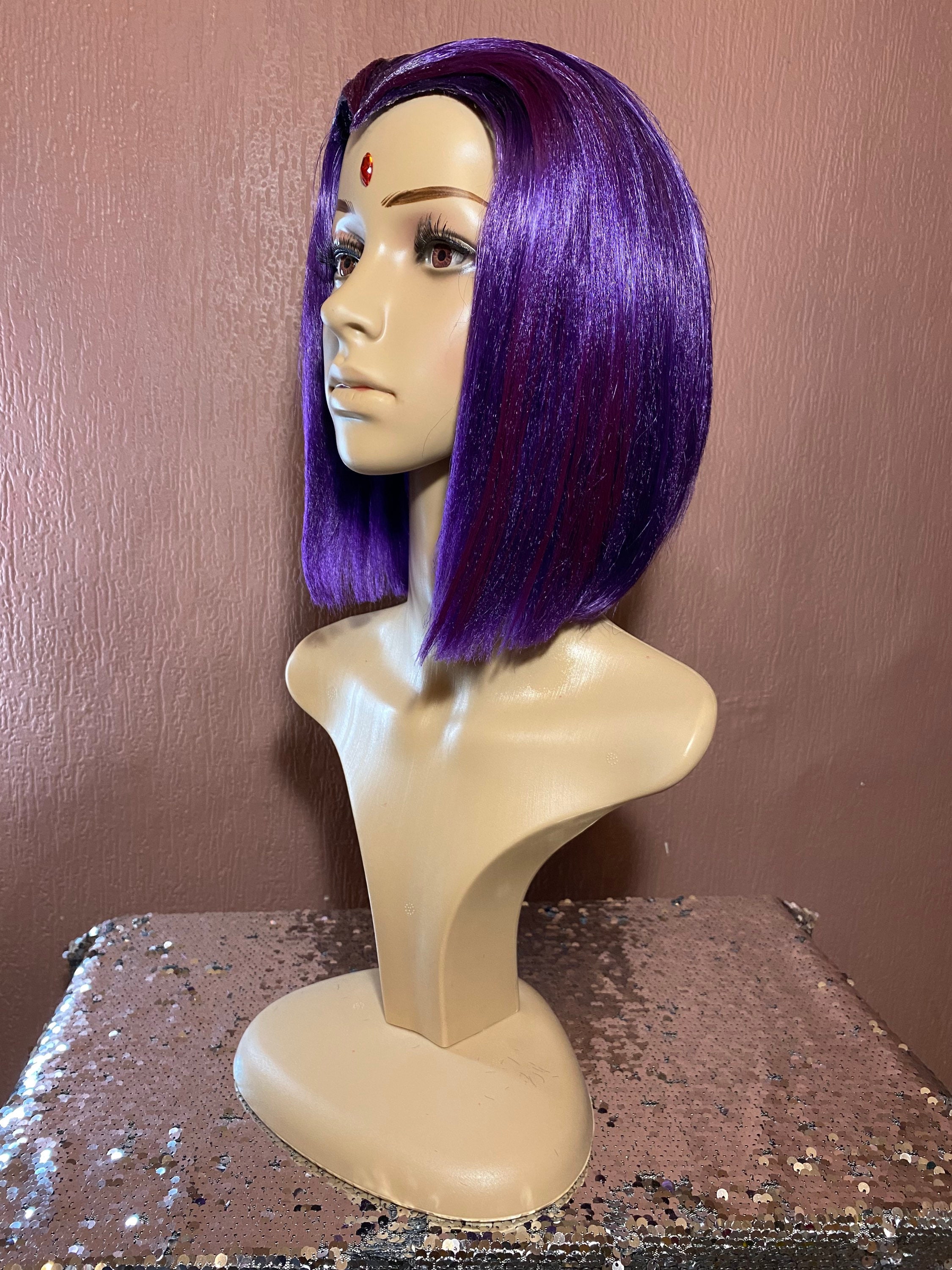 Raven Cosplay Wig Dc Comics Teen Titans READY TO SHIP - Etsy