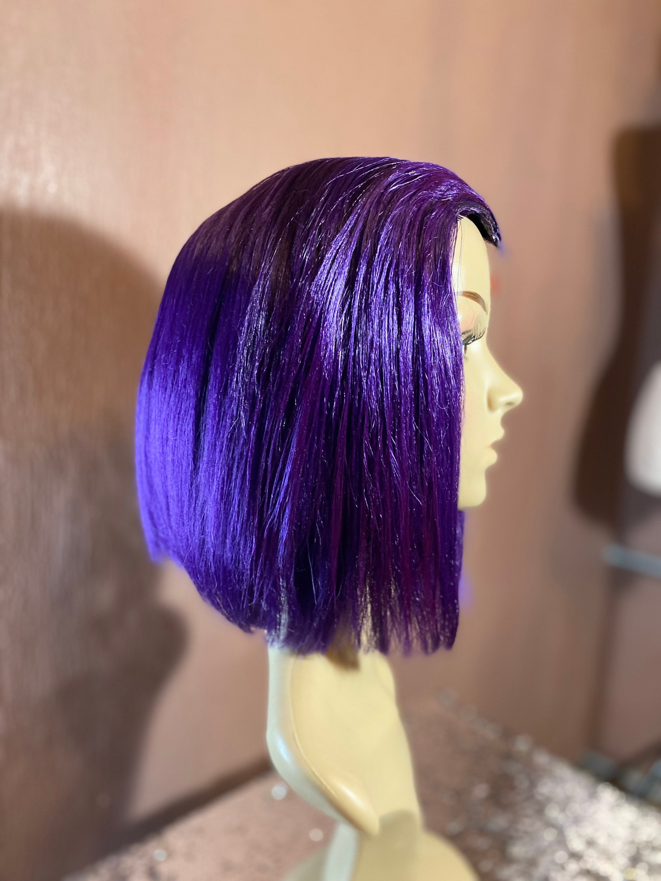 Raven Cosplay Wig Dc Comics Teen Titans READY TO SHIP - Etsy