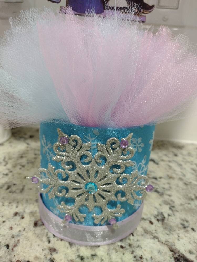 Frozen Birthday Party Centerpieces Decoration. Elsa, Anna, Olaf ...