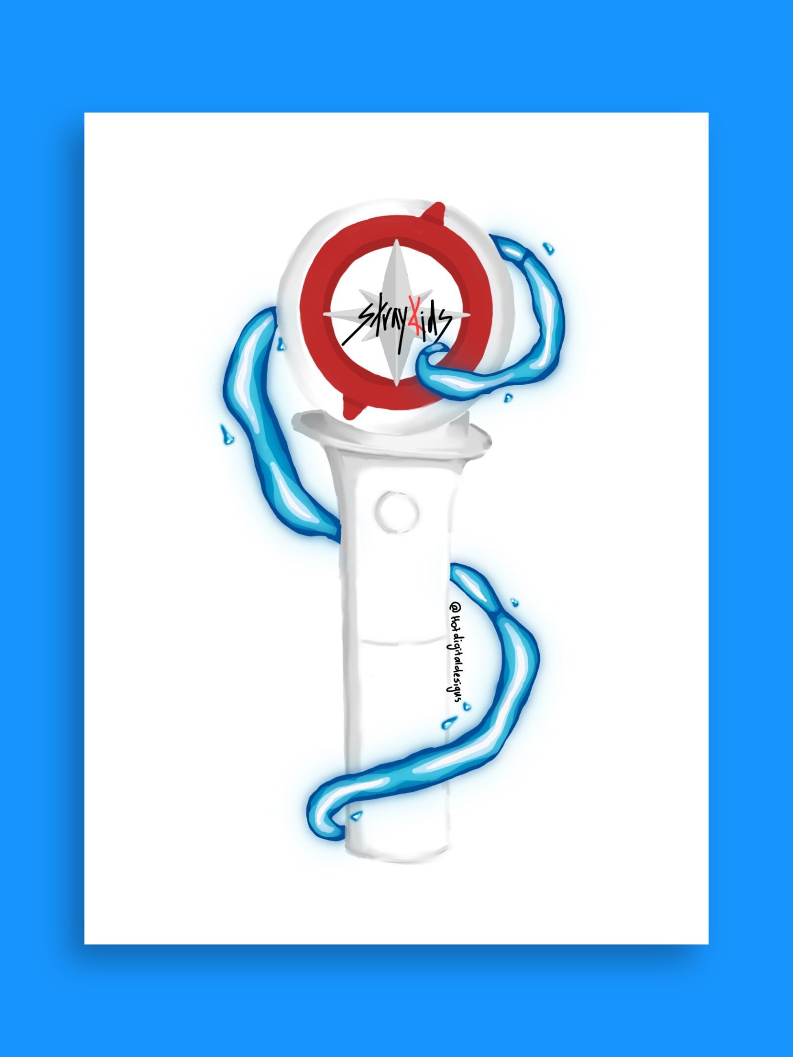 STRAYKIDS Lightstick, Downloadable Print, K-pop Print, K-pop Lightstick ...