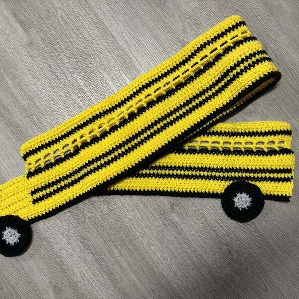 School Bus Scarf - Etsy