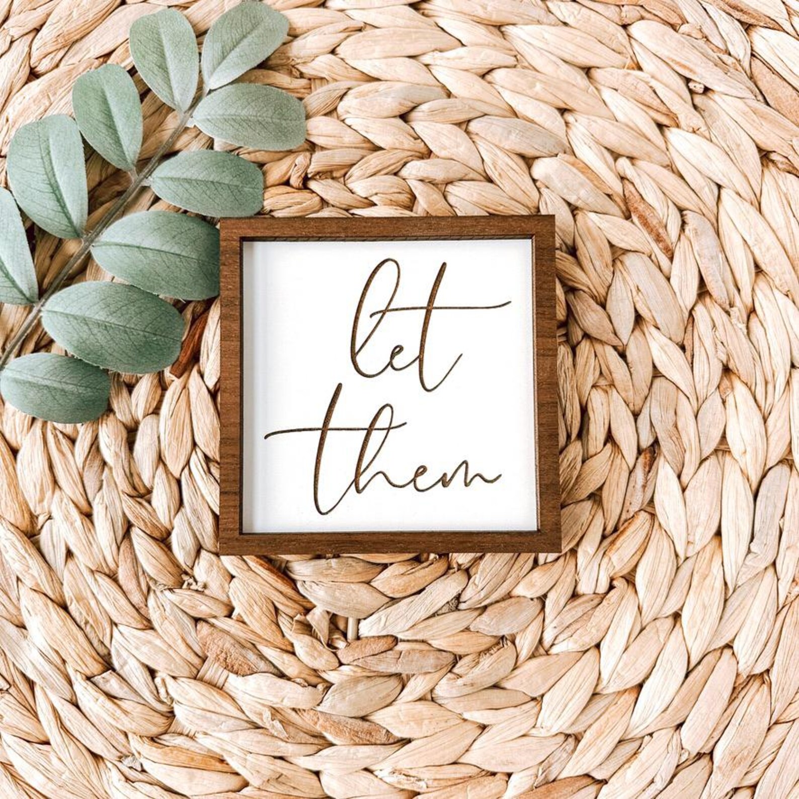 Let Them Desk Sign, Let Them Small Sign, Let Them Era, Let Them Gifts ...