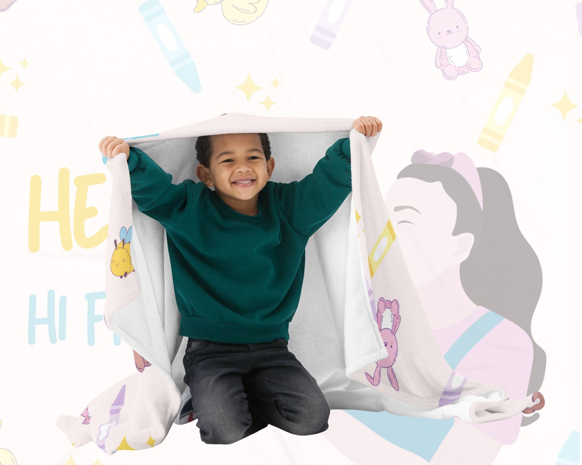 Ms. Rachel Throw Blanket, Baby Blanket, First Birthday Gifts, Ms Rachel ...