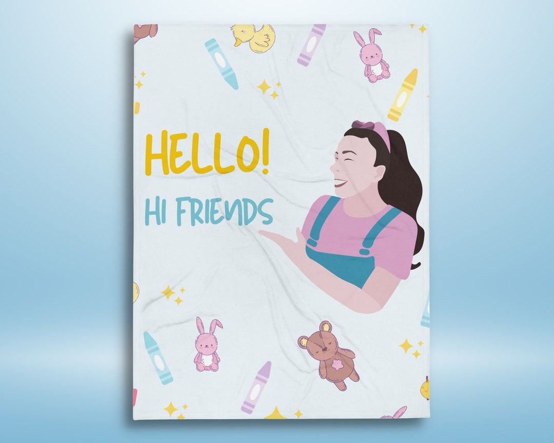 Ms. Rachel Throw Blanket, Baby Blanket, First Birthday Gifts, Ms Rachel ...