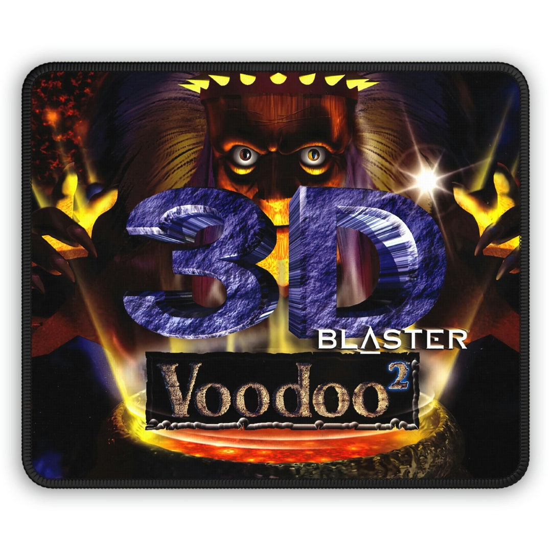 Retro Gaming Mouse Pad 3DFX Voodoo 2 by Creative Labs, GPU Box Art ...