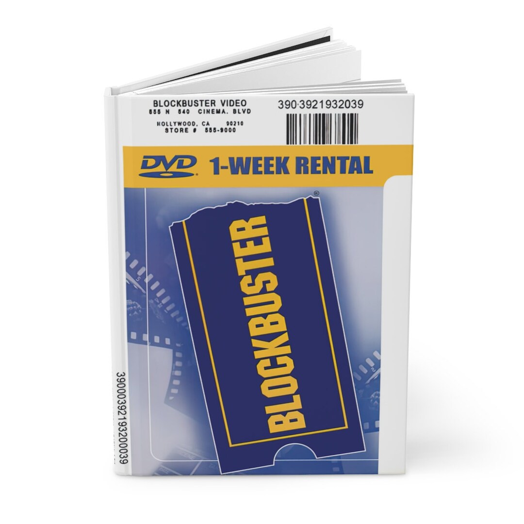 Novelty Blockbuster Hard Backed Journal Notebook - Etsy