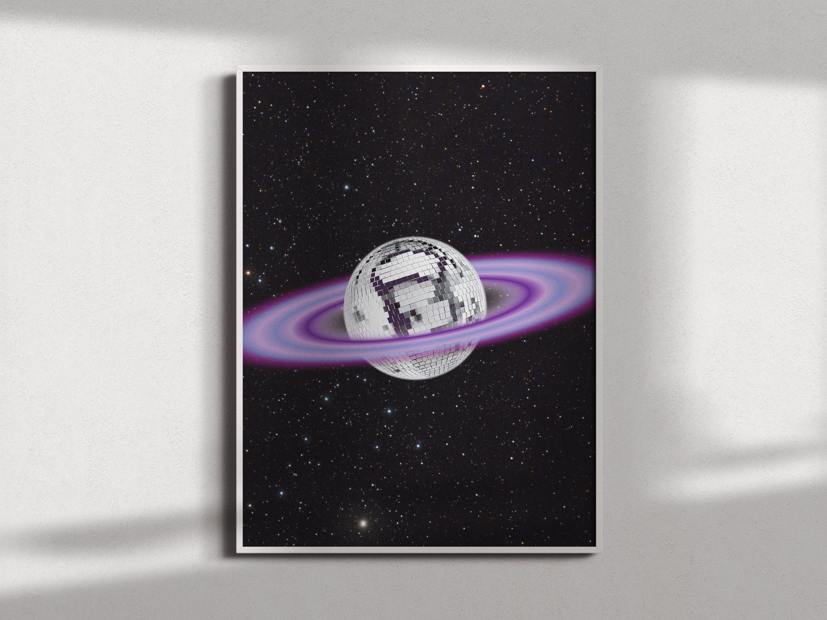 Saturn at the Disco PRINTABLE | Planets Sky Stars Astrology Cosmos ...