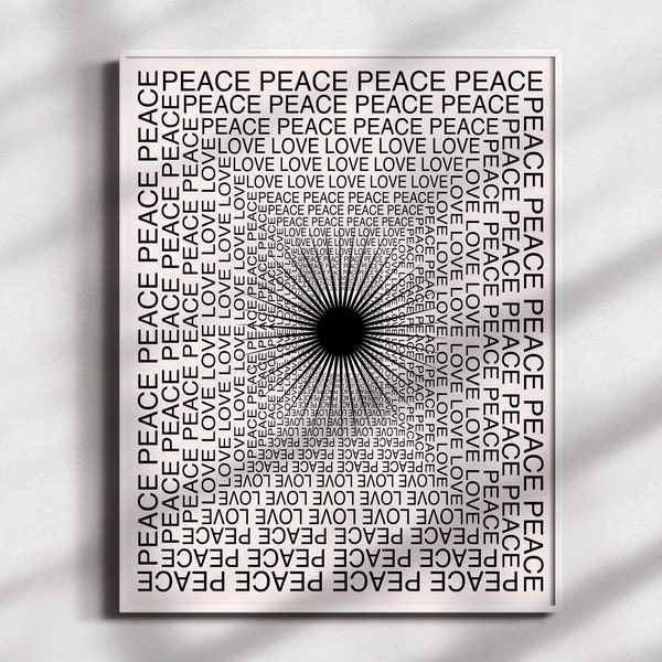 Monochrome Print - Etsy UK