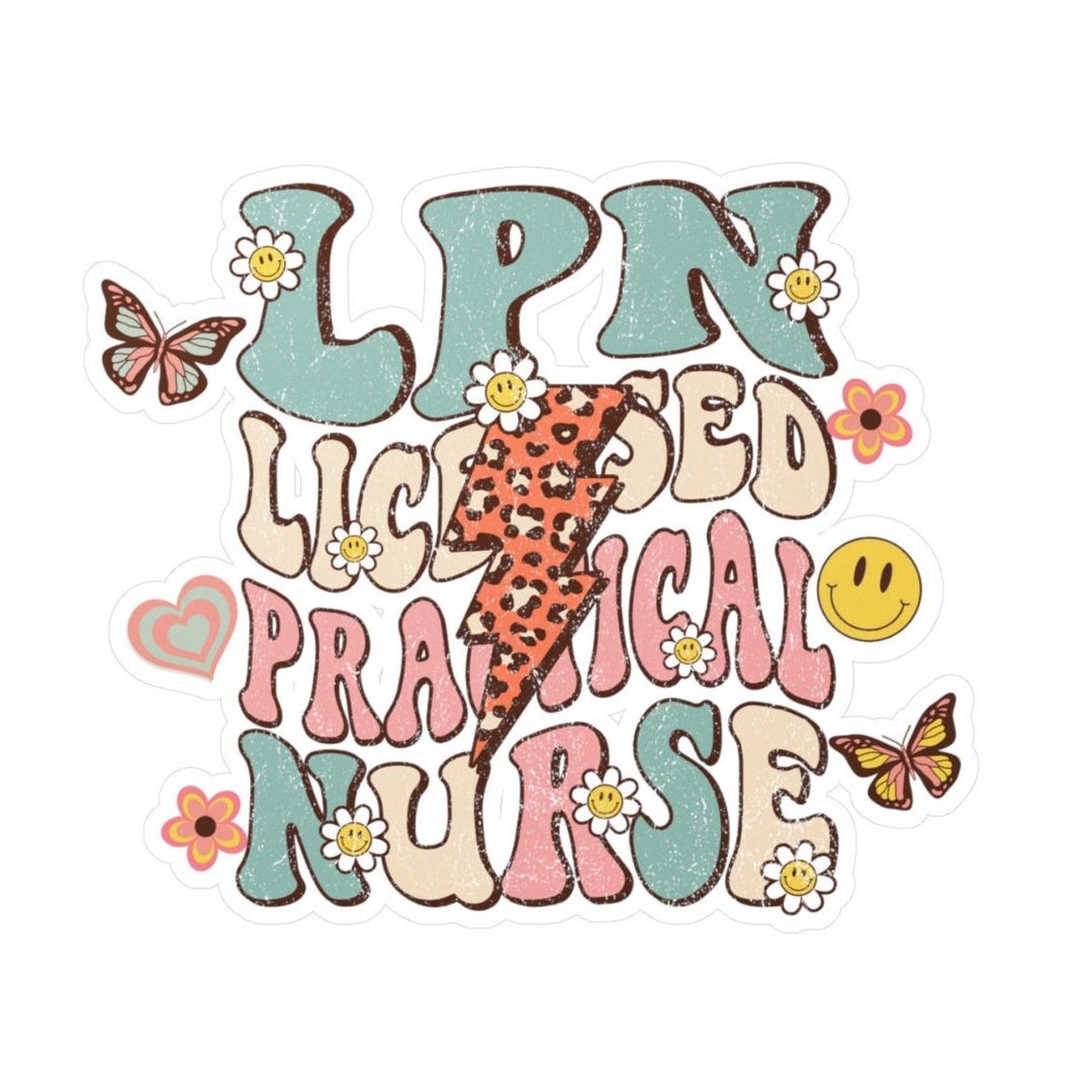 LPN Vinyl Decal, LPN, Licensed Practical Nurse, LPN Gift, Nurse Sticker ...